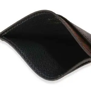 LOUIS VUITTON Reverse Monogram Card Holder - Brown