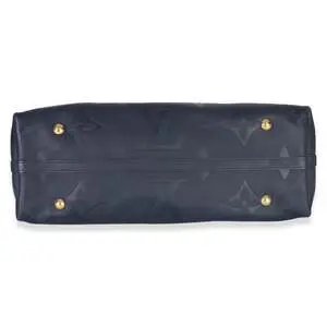 LOUIS VUITTON Navy Giant Monogram Empreinte Carryall Mm Shoulder Bag