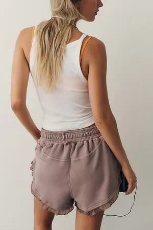 DAILY PRACTICE Greenery Shorts - Brown