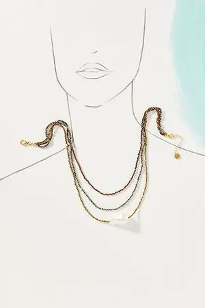 Maison Irem Triple Pearl Necklace