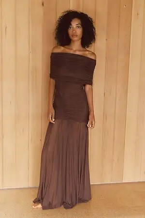Suboo Phoenix Bustier Off-shoulder Dress