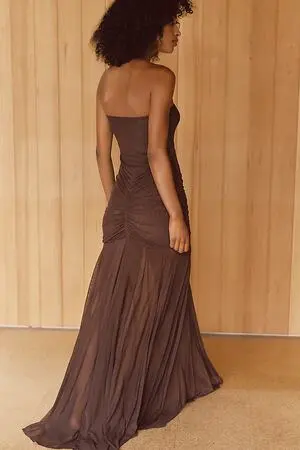 Suboo Phoenix Bustier Off-shoulder Dress
