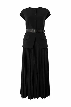 EXQUISE Jolie Midi Dress - Black