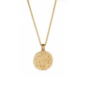 ZOË & MORGAN Sun In Scorpio Necklace Vermeil - Gold