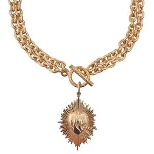 IN CAUDA VENENUM Tejas Necklace - Gold