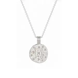 ZOË & MORGAN Sun In Pisces Necklace Sterling - Silver
