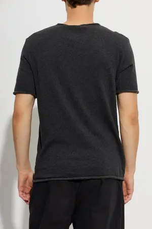 American Vintage T-shirt With Raw Edges