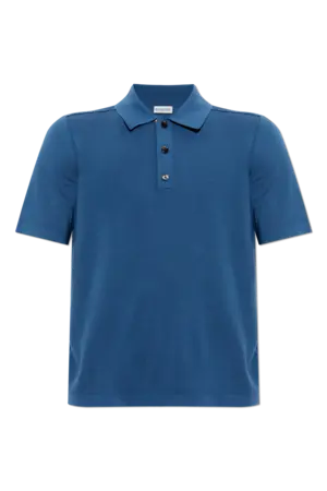 Burberry Wool Polo 'marcus - Blue