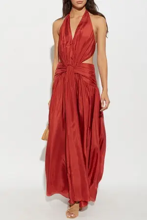 Zimmermann Silk Halterneck Maxi Dress