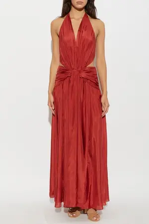 Zimmermann Silk Halterneck Maxi Dress