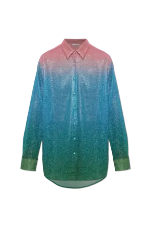 Oseree Shirt With Lurex Thread - Multicolour
