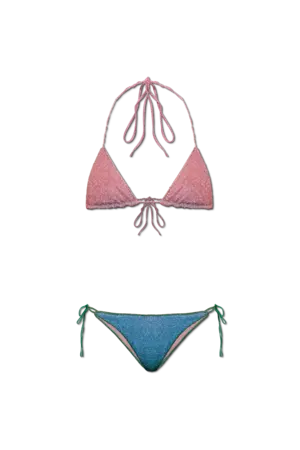 Oseree Two-piece Swimsuit With Lurex Thread - Multicolour