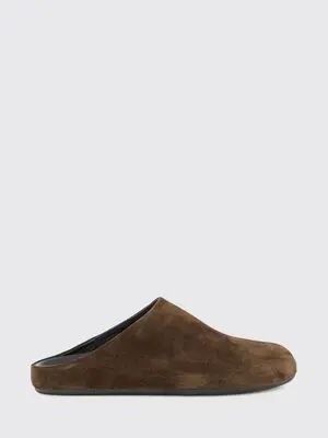 Officine Creative Babouche Suede Open-heel Sabot Mules
