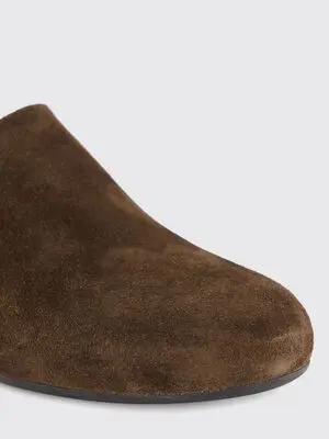Officine Creative Suede Open-heel Sabot Mules - Brown