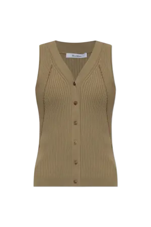 Max Mara Fiorire" Vest - Green
