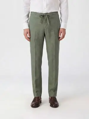 120% Lino Linen Trousers - Kaki