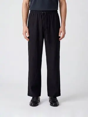 Commas Linen Trousers - Black