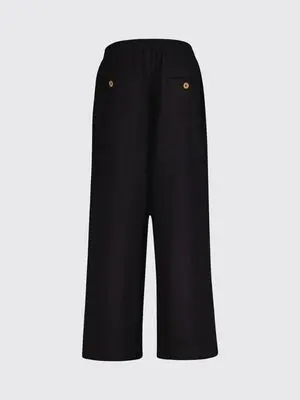 Commas Linen Trousers - Black