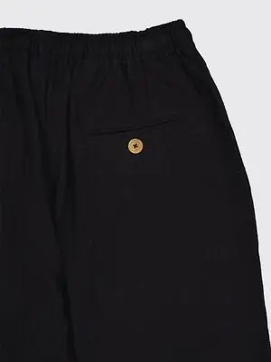Commas Linen Trousers - Black