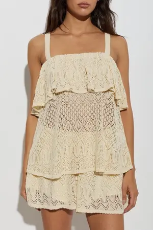 Zimmermann Crochet Tank Top