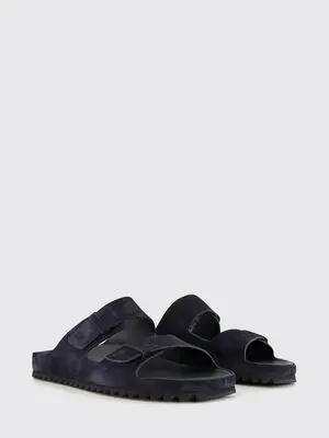 Officine Creative Suede Leather Flat Sandals