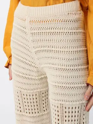 TWINSET Crocheted Flare Trousers
