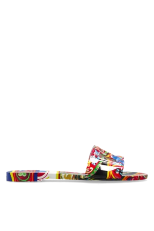 Dolce & Gabbana Slides With ‘carretto’ Print