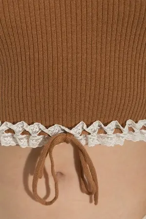 Chloé Sweater With Lace Trim