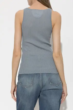 Chloé Wool Knit Cardigan And Camisole Set