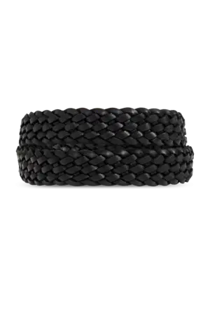 ANINE BING Signature Link Leather Belt