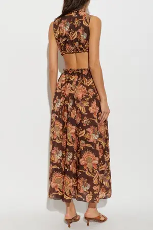 Zimmermann Dress With A Waist Cut-out