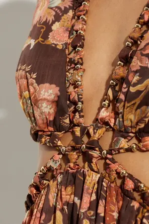 Zimmermann Dress With A Waist Cut-out