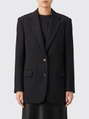 Dries Van Noten Single-breasted Cropped Polyester Blazer