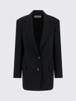 Dries Van Noten Single-breasted Cropped Polyester Blazer