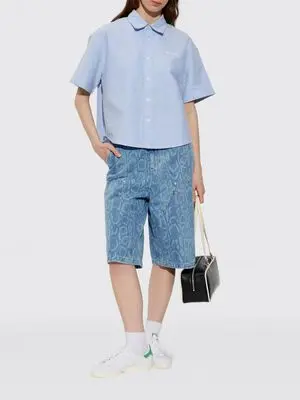 Carhartt Work In Progress Python Print Denim Bermuda Shorts