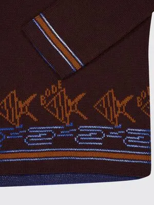 BODE Sweater With Geometric Motif - Brown