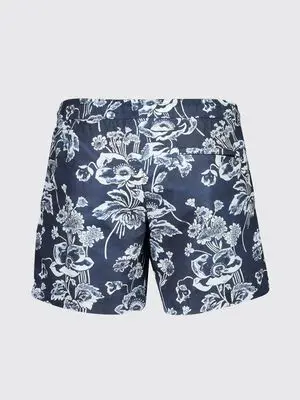 Commas Floral Pattern Swimming Shorts - Blue
