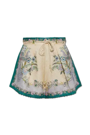 Zimmermann High-waisted Shorts - Multicolour