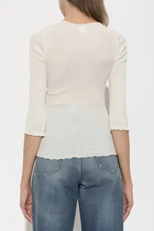 Chloé Ribbed Fitted Top