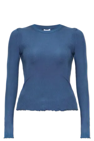 Alaïa Silk Top - Blue