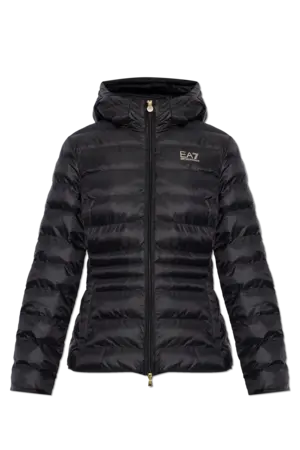 EA7 Insulated Jacket With Hood - Black