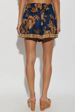 Zimmermann Silk Shorts With Print