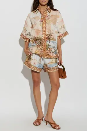 Zimmermann Linen Shirt With Print