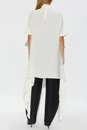 Alaïa Asymmetrical Draped Top