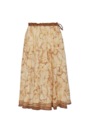 Zimmermann Printed Skirt - Beige