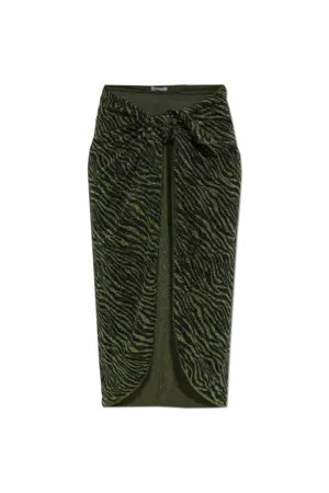 Oseree Pareu With Lurex Thread - Green