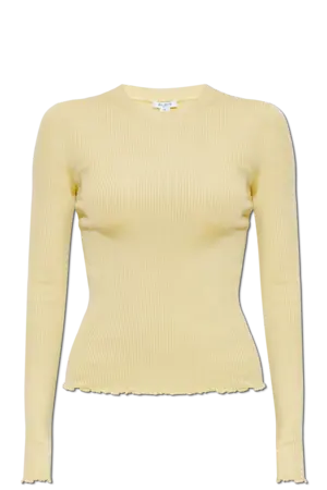 Alaïa Silk Top - Yellow