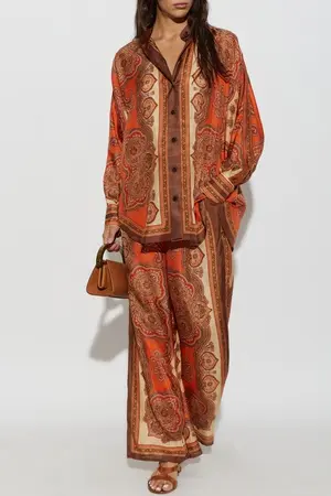 Zimmermann Silk Printed Shirt