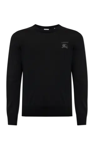 Burberry Easton Wool Sweater - Black