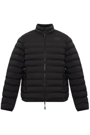 EA7 Insulated Jacket With Stand-up Collar - Black